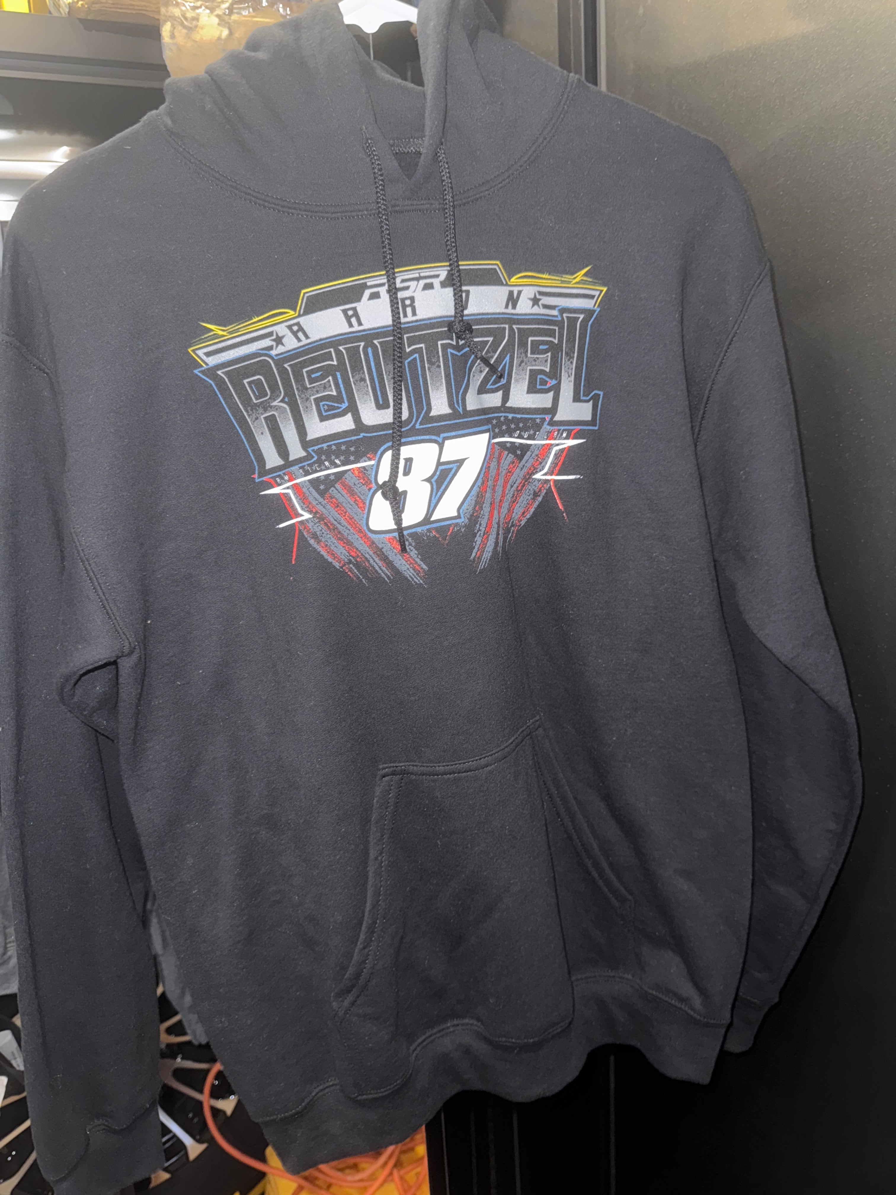 2025 Aaron Reutzel Power Plus Hoodie - “American Outlaw” – RSR